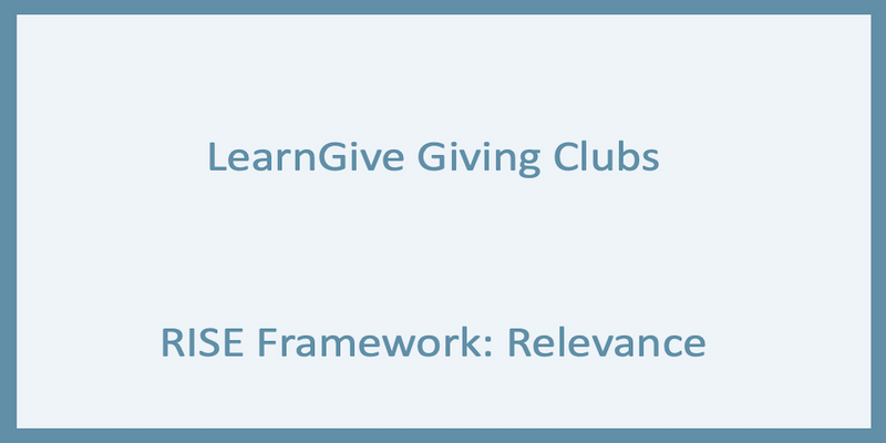 Start here: this week's lesson! - Learning by Giving Foundation